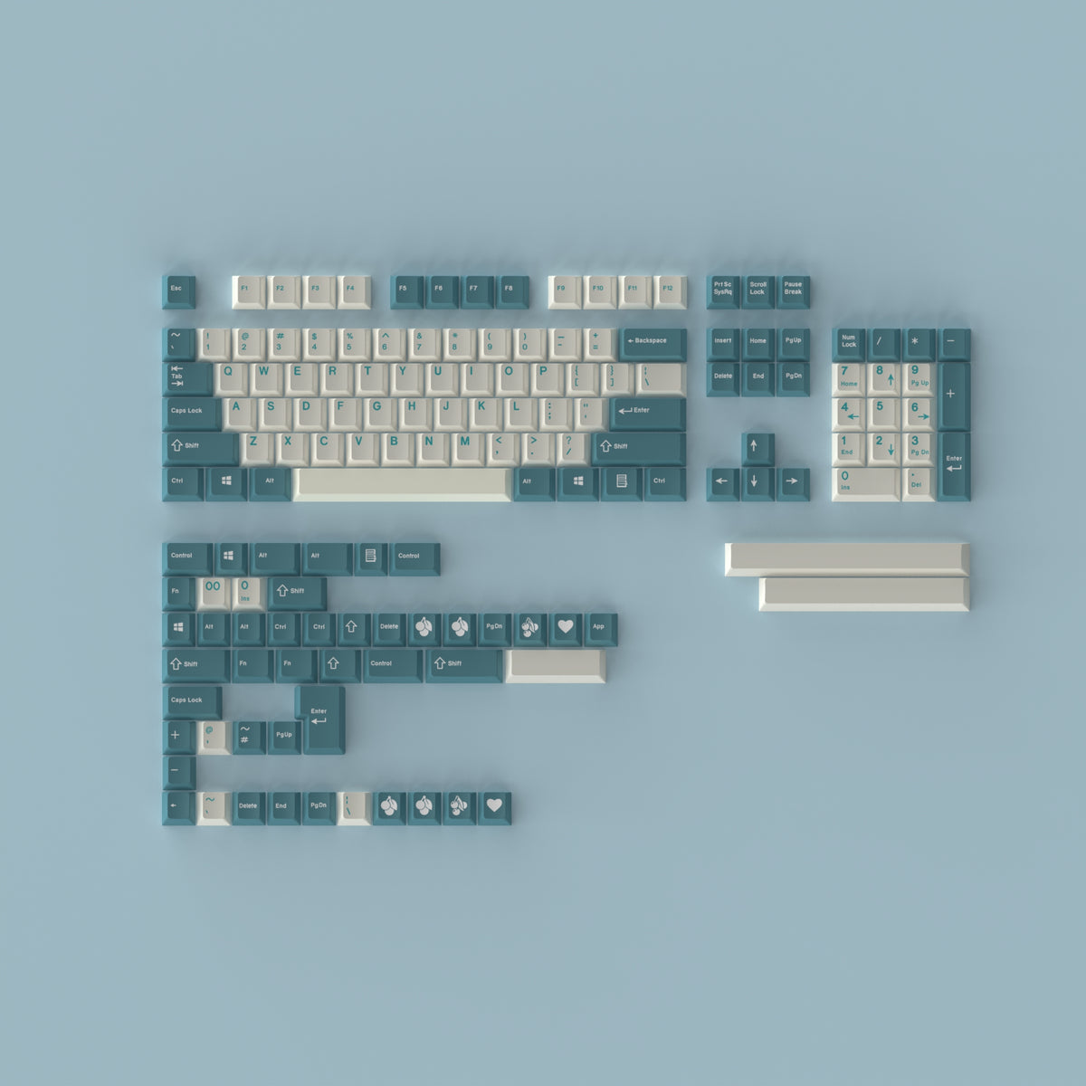 EPBT Keycaps Cherry Profile Doubleshot ABS – NIZ Store