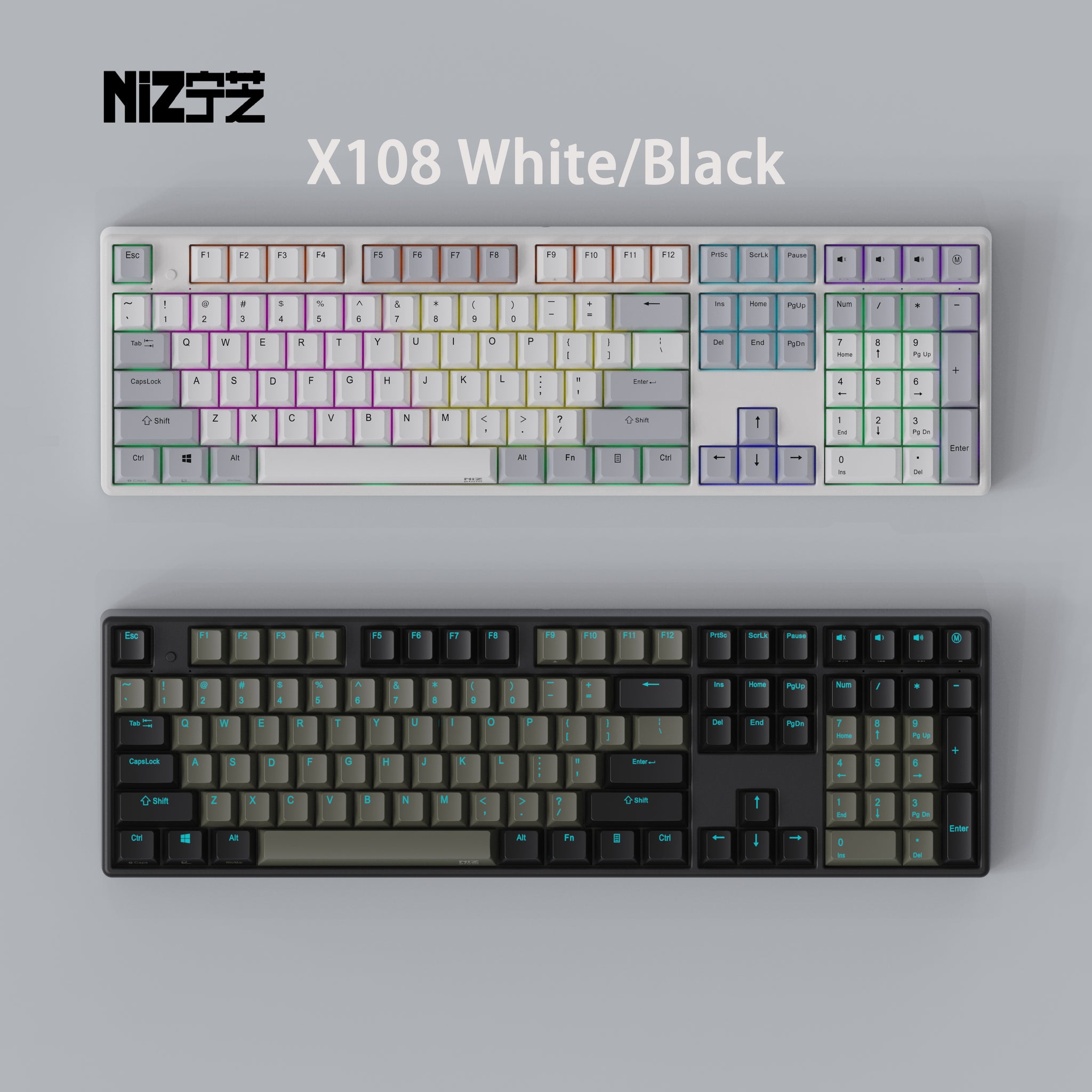 x108 White/Black – NIZ Store